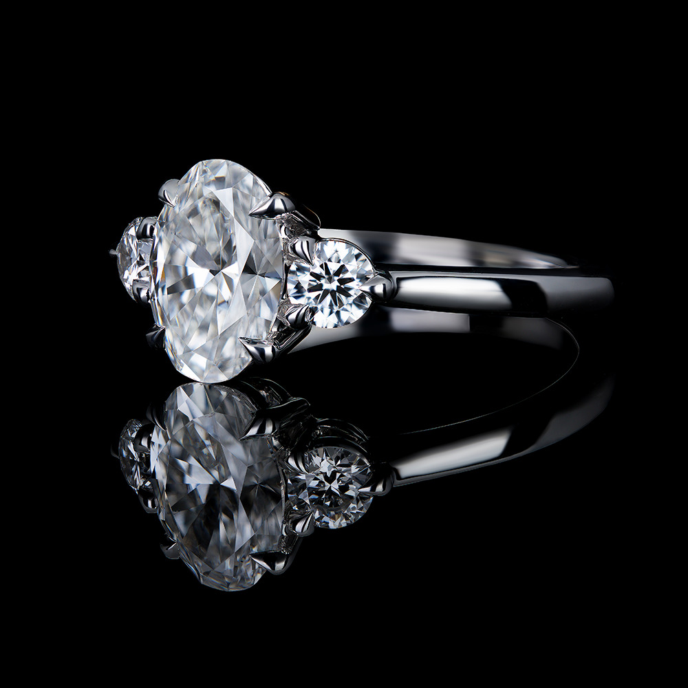 Three-Stone Engagement Ring Settings: Break Down - Atelier Dacko